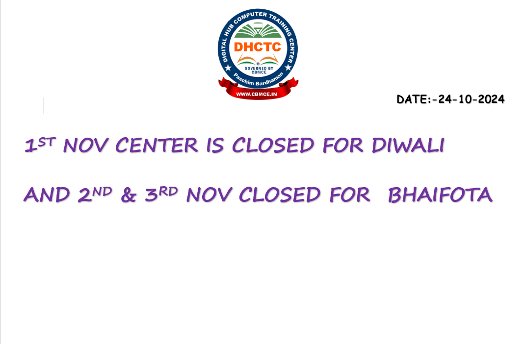 Training Centre|DIGITAL HUB COMPUTER TRAINING CENTER|CBMCE